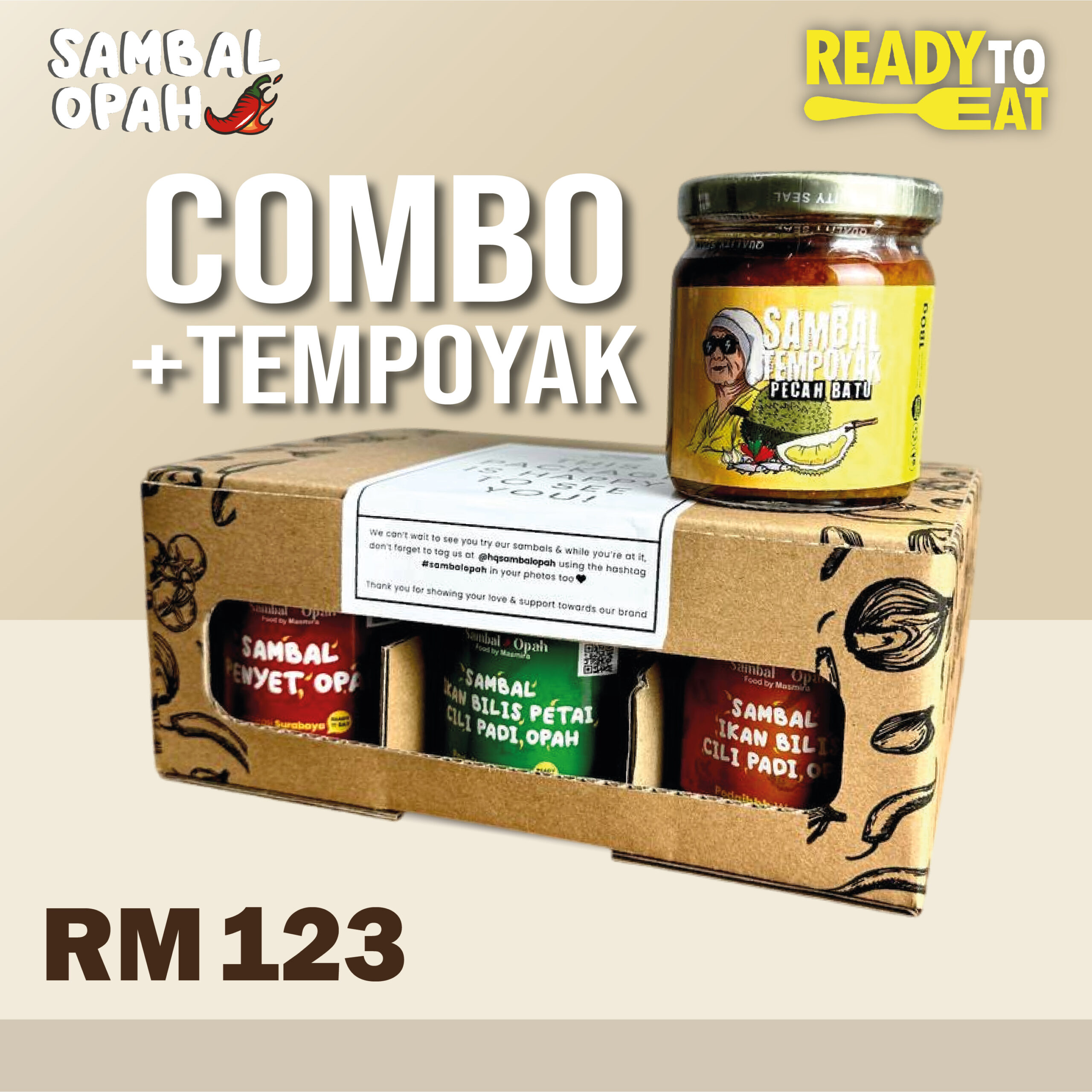 Set Combo + Tempoyak - Sambal Opah